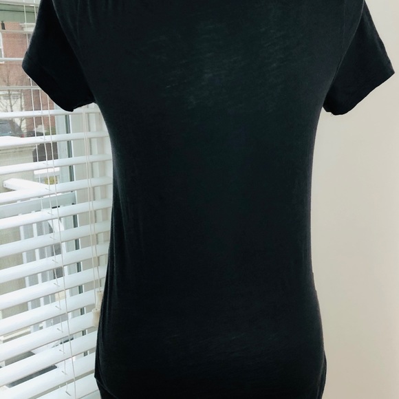 J. Crew | Tops | J Crew Tissue T Shirt Bold Pattern Dark Grey M | Poshmark